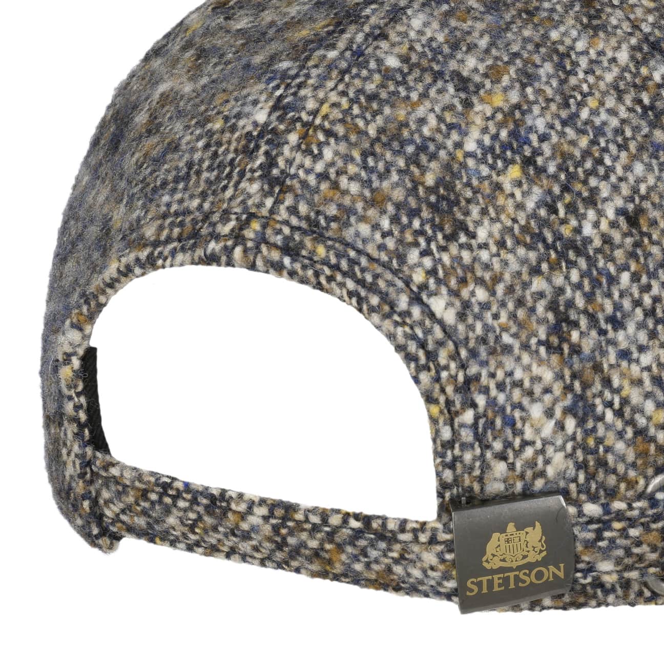 Stetson - Baseball Cap Donegal Wool - Blue/Grey
